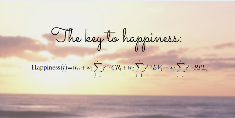 Mathematical equation shows the key to happiness