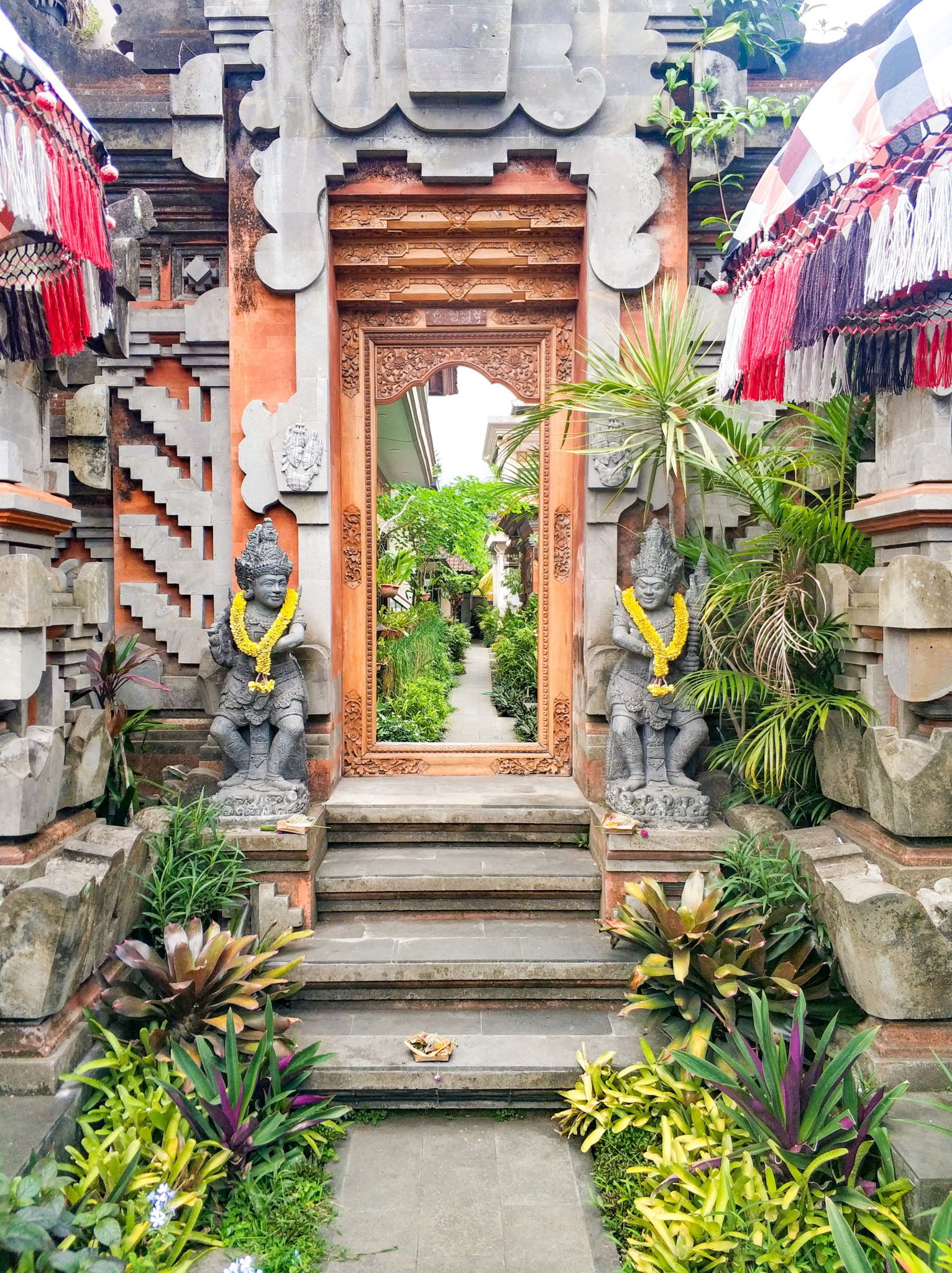 The beautiful doors and gates of Ubud, Bali.
